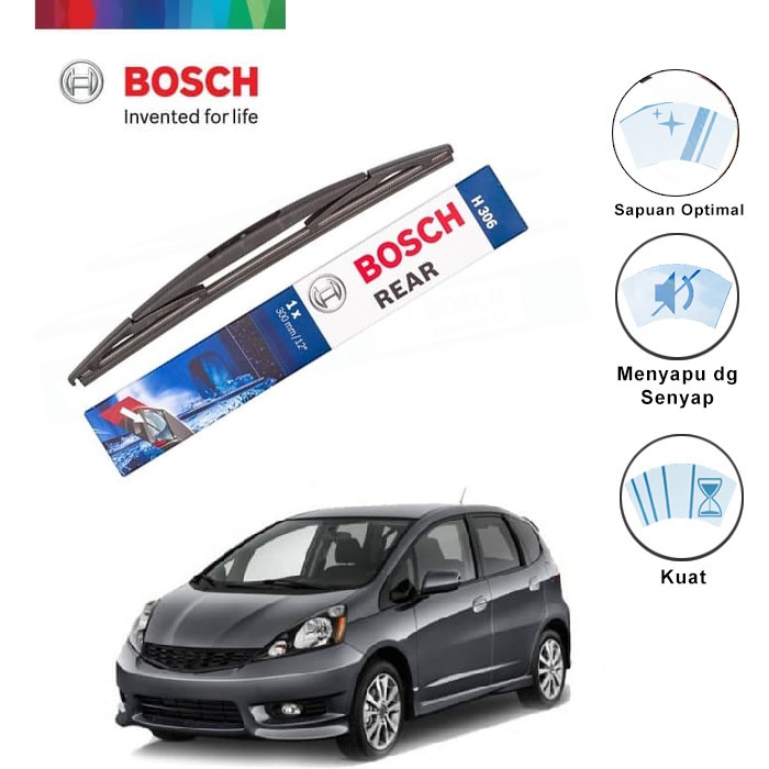 Bosch Honda Fit Rock Lock 3 12" H306 ที่ปัดน้ําฝนด้านหลัง | Shopee Thailand