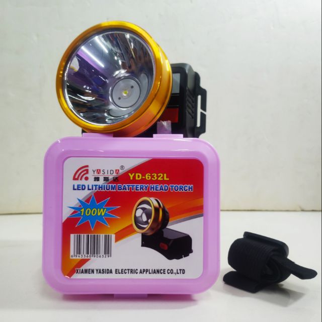 YASIDA ไฟฉายคาดหัว LED 100W รุ่น YD-632L | Shopee Thailand