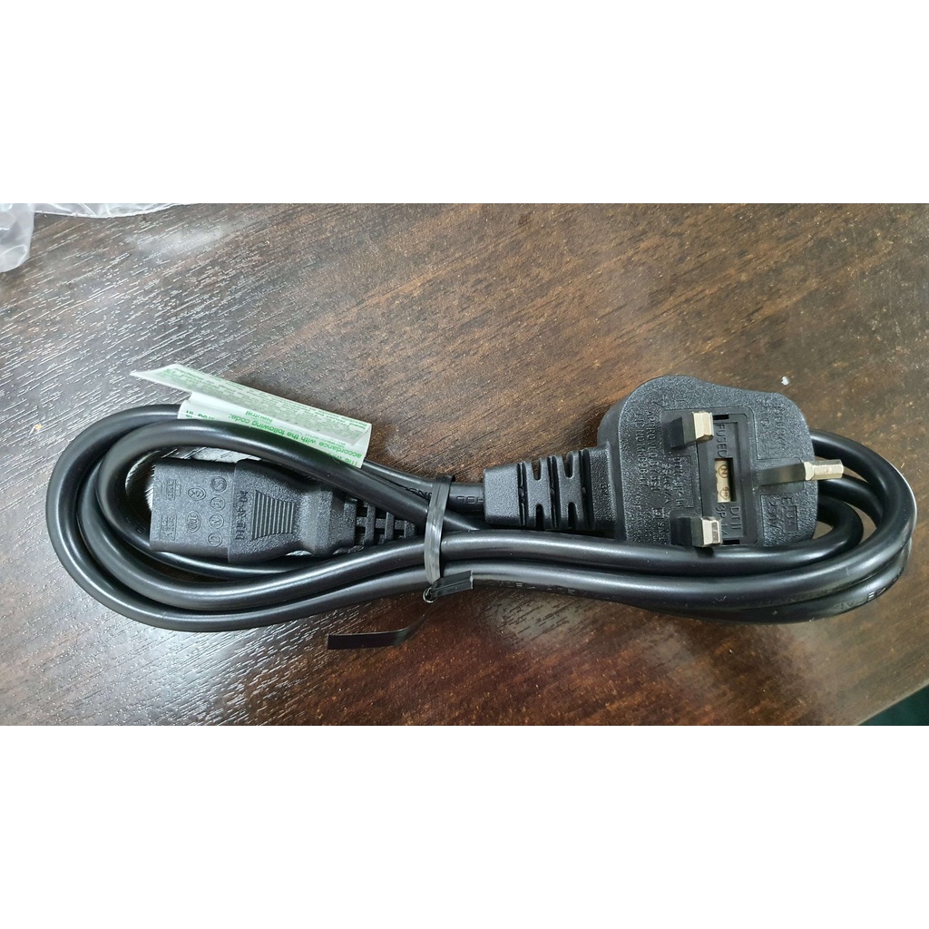 3 PIN UK Plug 13A ฟิวส์เดสก์ท็อป PC LCD มอนิเตอร์แล็ปท็อปเครื่องพิมพ์ ...