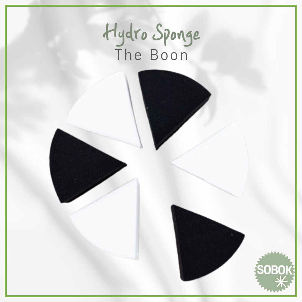 [The Boon] พัฟฟองน้ําไฮโดร สําหรับแต่งหน้า Hydro Sponge /Makeup Puff Sponge | Shopee Thailand