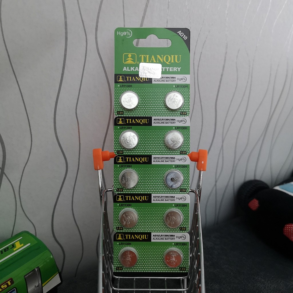 ถ่านกระดุม LR1130H จำนวน 1 แผง 10 เม็ด | Shopee Thailand