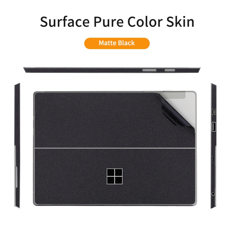 สติกเกอร์ไวนิล สีพื้น สําหรับ Microsoft Surface Pro 7 6 5 4 3 Surface ...