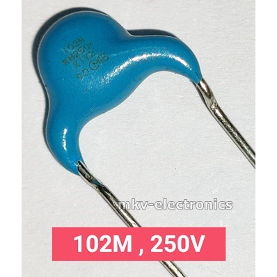 (10ตัว) 102 , 102M , 102K , 50V 1KV 3KV Ceramic Capacitor เซรามิค ...