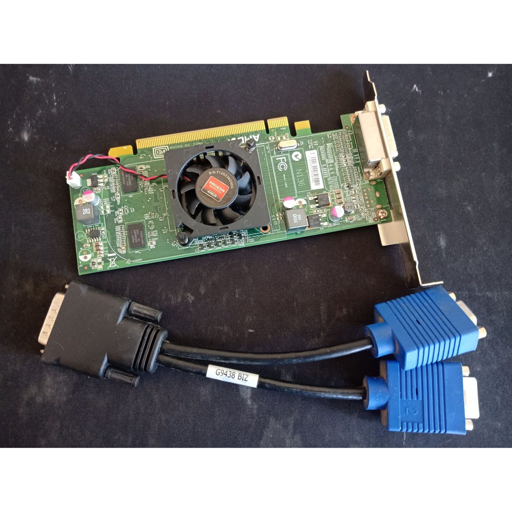 การ์ดจอ AMD model c090 พร้อมสายแปลง VGA Dell 2 จอ | Shopee Thailand