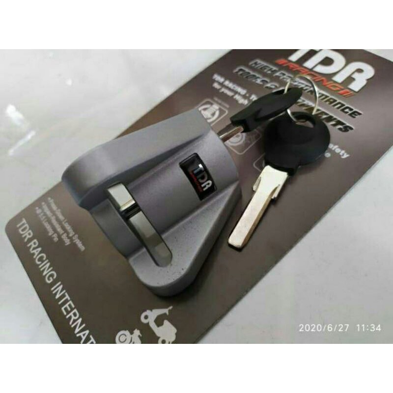 TDR LOCK DISK/MOTORCYCLE SAFETY LOCK | Shopee Thailand