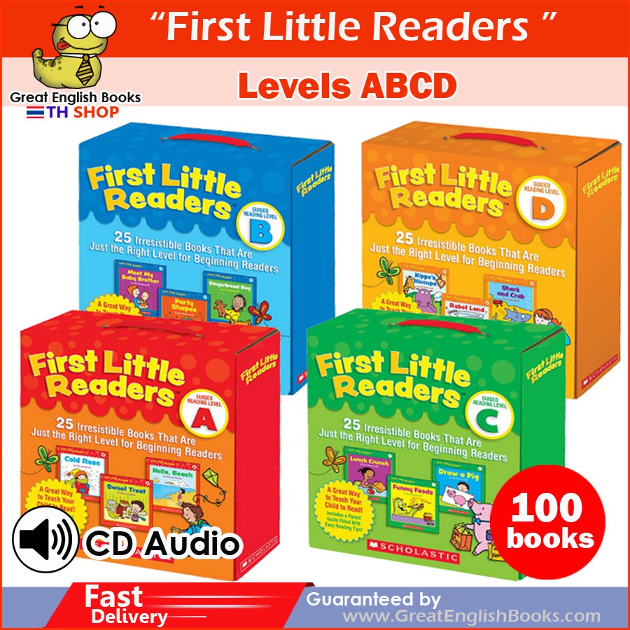 *ไม่มี cd * เซตหนังสือสำหรับฝึกอ่านภาษาอังกฤษ Scholastic First Little ...