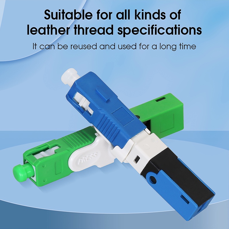 Ftth ESC250D SC APC และ SC UPC Single-Mode Fiber Optic Quick Connector FTTH SM Optic Fast ...