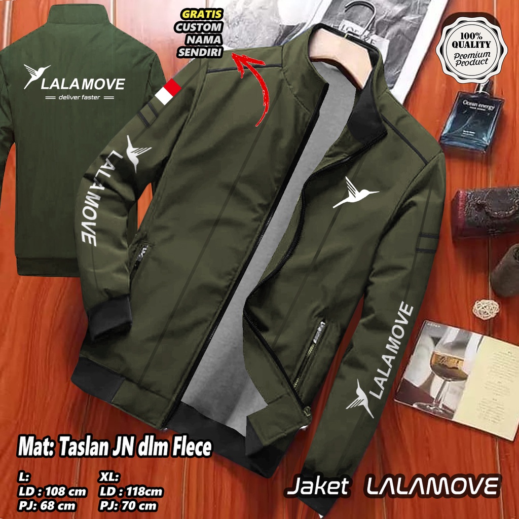 Taslan DRIVER LALAMOVE JACKET / LALAMOVE MEN WOMEN JACKET / ONLINE ...