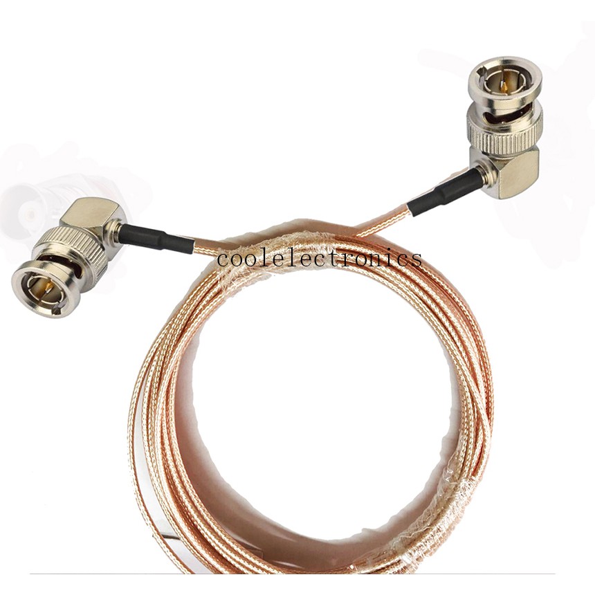 bnc male 90 องศา to bn สายเคเบิ้ลเชื่อมต่อ hd sdi rf coaxial coax rg 179 75ohm 2 ม. 5 ม. 1 ม. ...