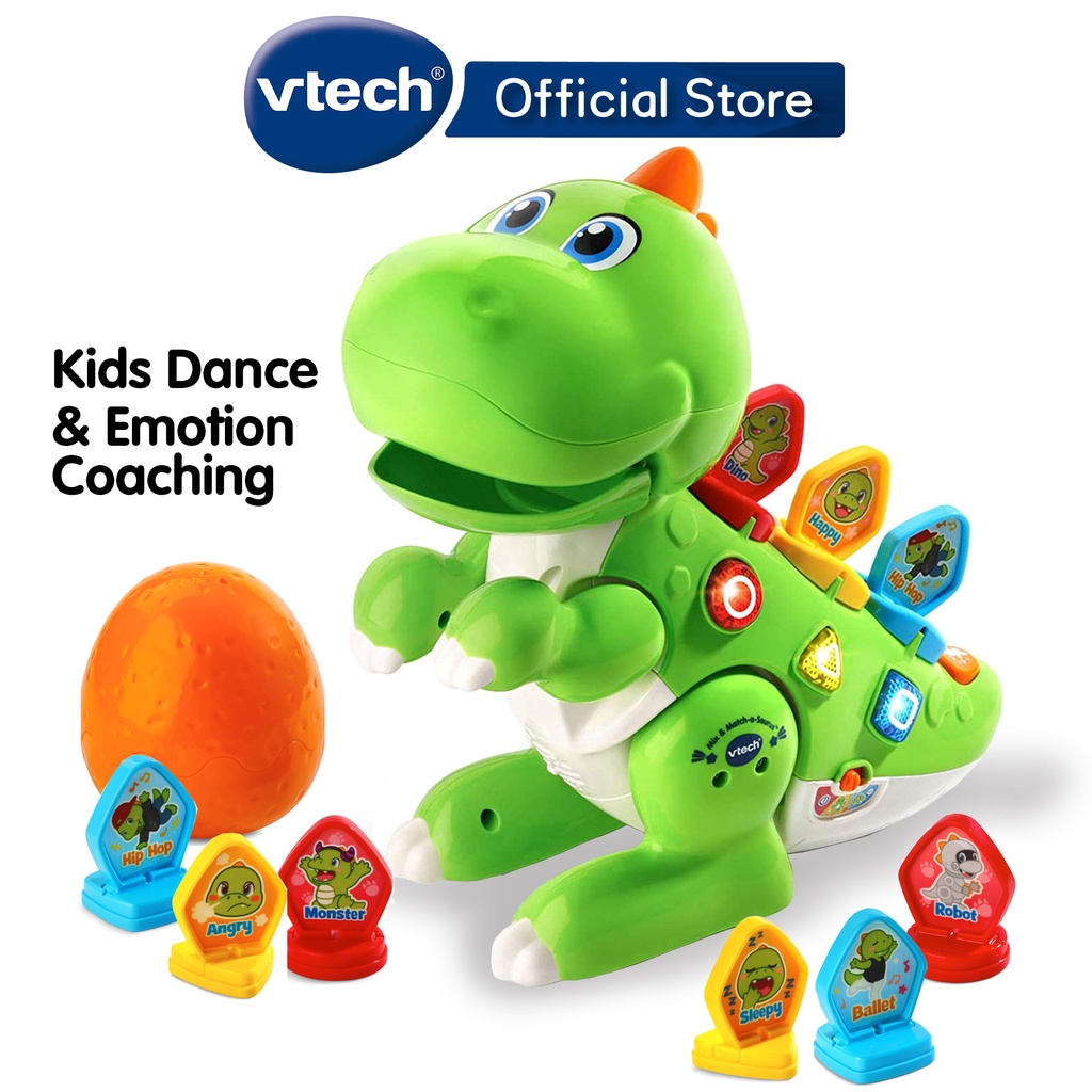 VTech Dancing & Emotion Coaching Dinosaur (Mix & Match-a-Saurus ...