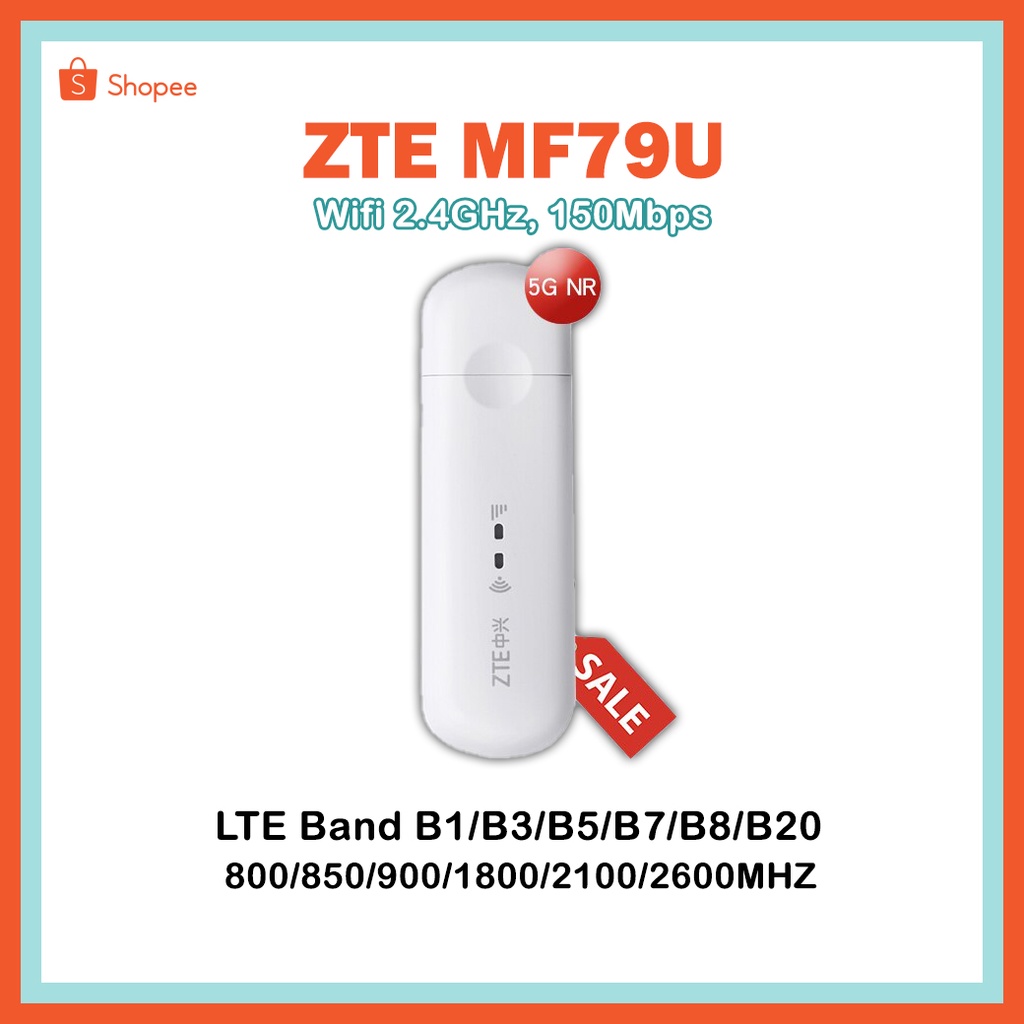 ZTE USB Pocket WIFI รุ่น MF79U ไวไฟเราท์เตอร์แบบแอร์การ์ด รองรับ 3G/4G ...