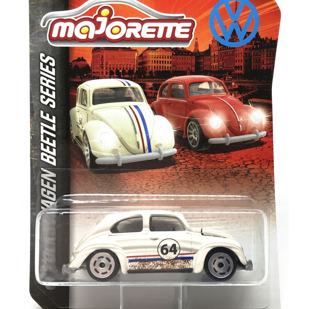 Majorette Volkswagen Beetle Vintage - no.64 - White/Cream Color /Wheels ...