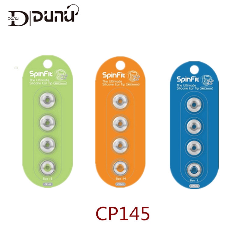 Spinfit CP145 หัวฉีดหูฟังอินเอียร์ ซิลิโคน หมุนได้ 360 องศา สําหรับหู ...
