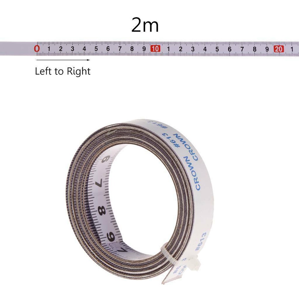 1-5M Self Adhesive Metric Miter Track Tape Measure Scale Ruler ...