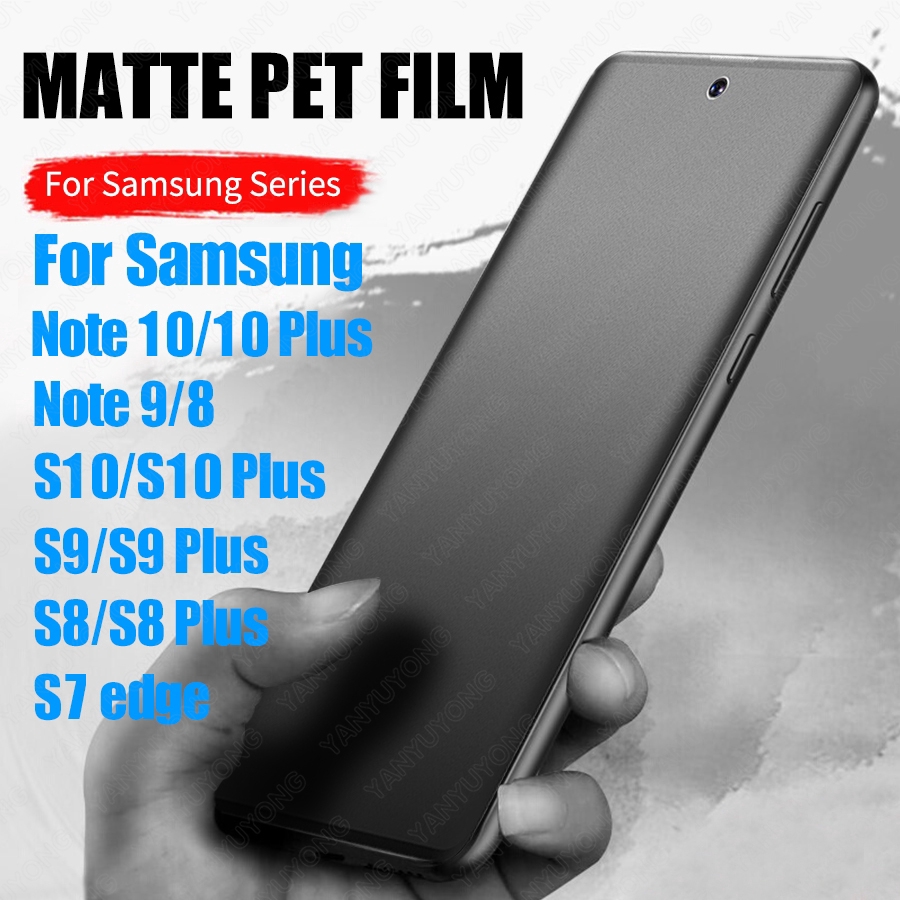 เต็มจอฟิล์มฝ้าคลือบอ่อน PET ฟิล์มกันรอย Soft Frosted Matte Samsung ...