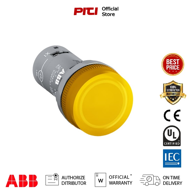 ABB CL2-502Y 24VAC/DC Yellow Pilot Devices Compact | Shopee Thailand