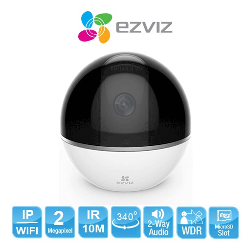 กล้องวงจรปิด EZVIZ C6 / C6W (4MP) Wifi Smart Home Indoor Security Camera ,Two-Way Talk | Shopee ...