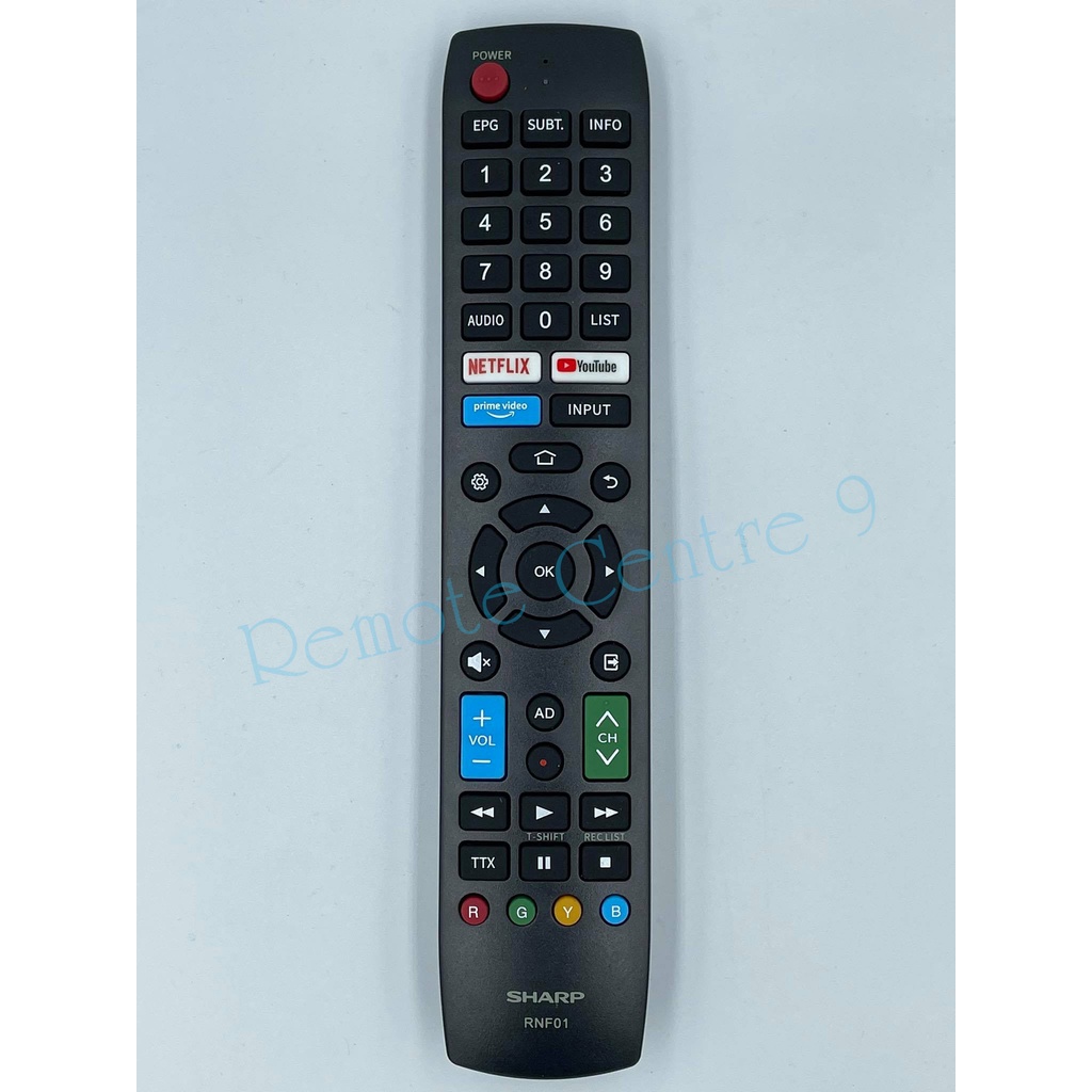 รีโมทใช้กับทีวี Sharp รุ่น RNF01 รหัสรุ่นของรีโมทต้องเหมือนตัวเก่า ...