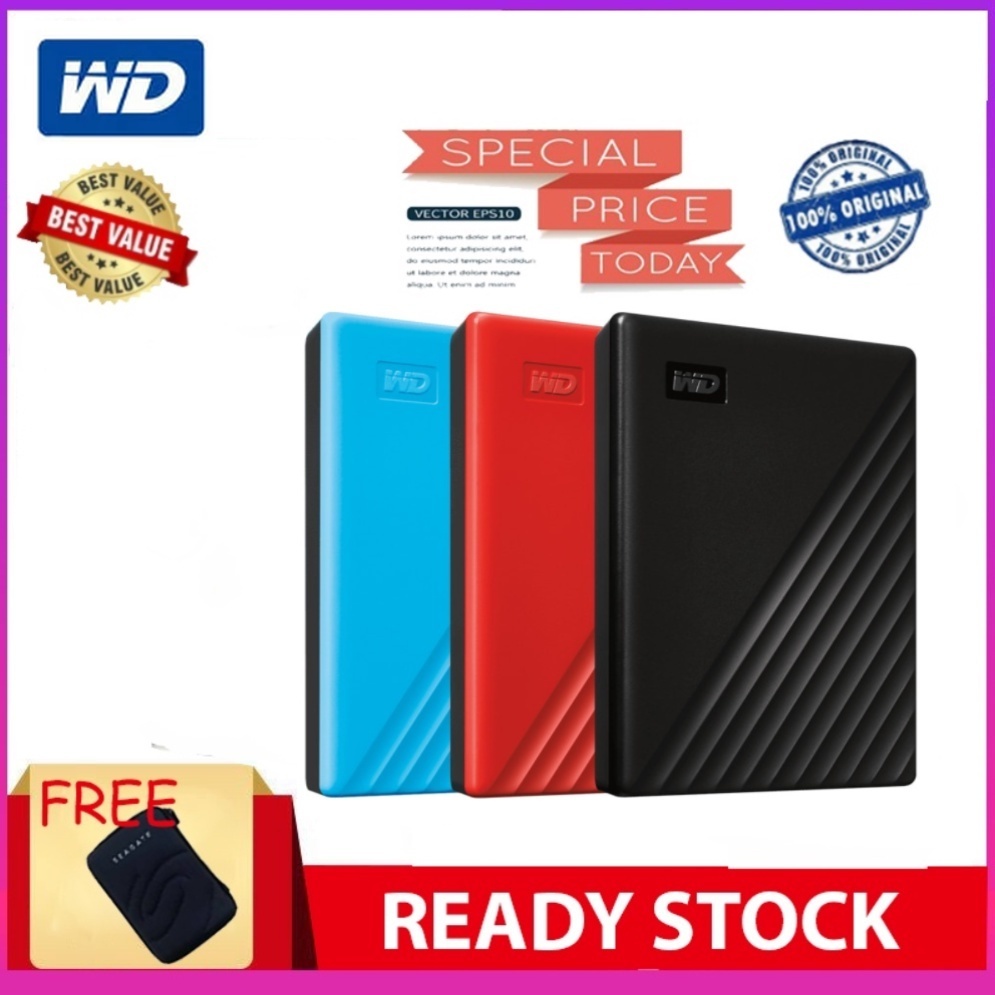 WESTERN DIGITAL [2TB 500GB 1TB ] My WD Passport Portable External Hard ...