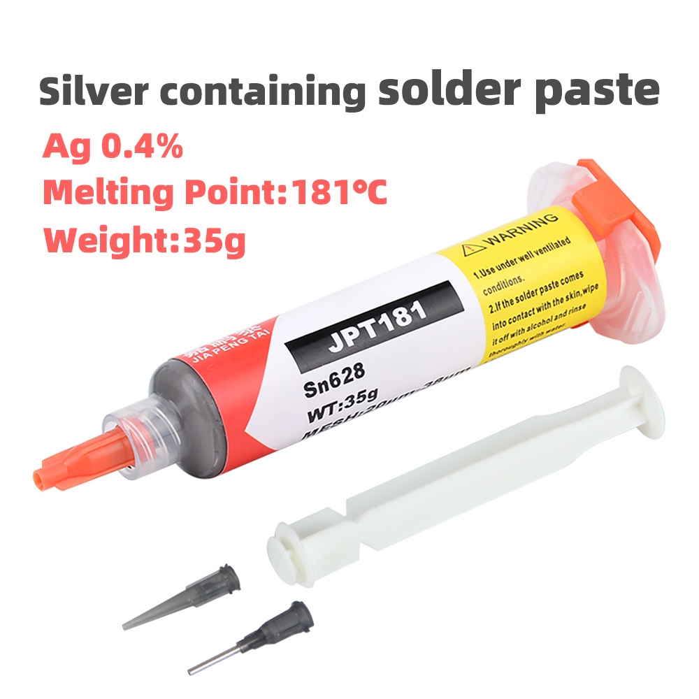 Silver Solder Paste For Soldering For PCB IC Medium Temperature Mobile ...