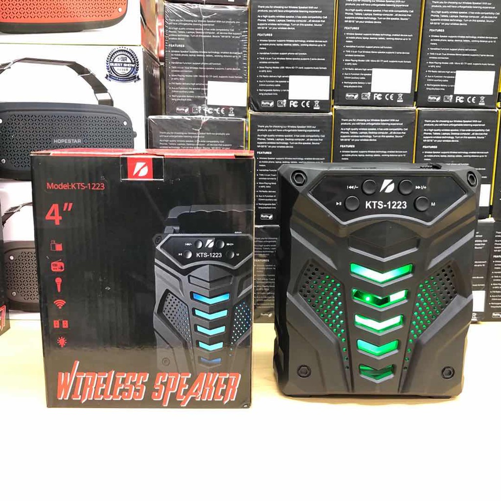 ลำโพงบลูทูธ wireless speaker KTS-1223 4นิ้ว ลำโพง Bluetooth super bass ...