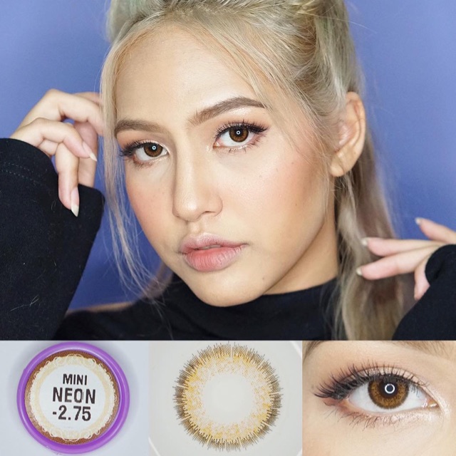 คอนแทคเลนส์ Dreamcolor 1 - Mini Neon Brown | Shopee Thailand