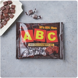 lotte ABC milk chocolate ขนมเกาหลี ช็อคโกแลตนม 72g ABC 밀크 초코릿 | Shopee ...