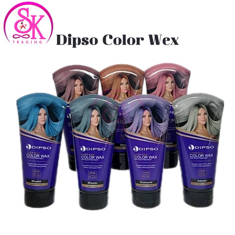 Dipso hair color wax ทรีทเม้นท์แว๊กซ์เปลี่ยนสีผม | Shopee Thailand