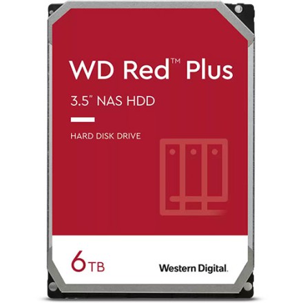 Western Digital WD 6TB Red Plus 3.5" Internal NAS Hard Drive (WD60EFZX ...