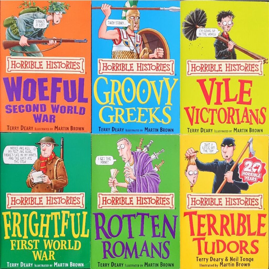 หนังสือ วรรณกรรมเยาวชน ภาษาอังกฤษ HORRIBLE HISTORIES SCIENCE GEOGRAPHY ...