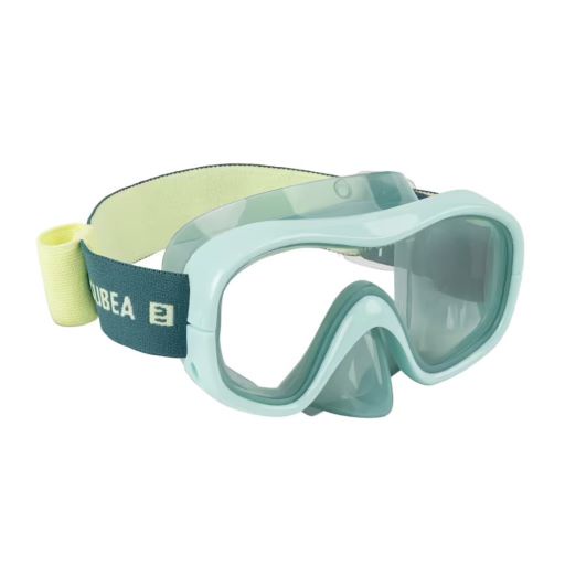 Snorkelling Tempered Glass Mask 520 turquoise หน้ากากดำน้ำตื้น ชนิด ...