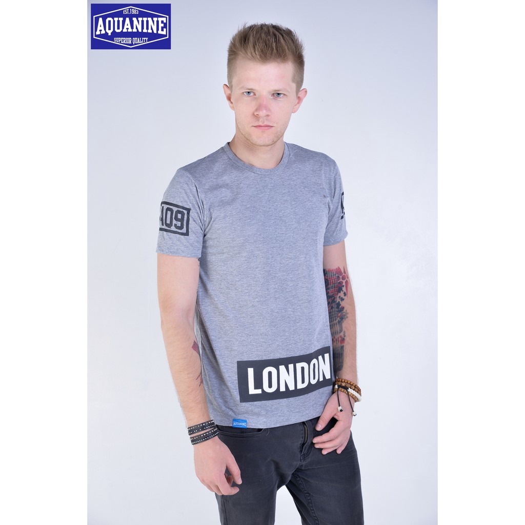 เสื้อยืด AQUANINE-BANG TOPDRY GRAY | Shopee Thailand