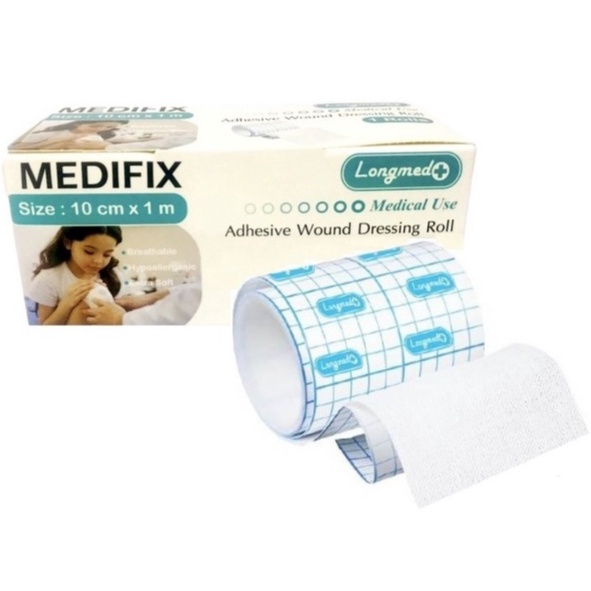 Longmed Medifix ลองเมด เมดิฟิกซ์ แผ่นปิดเเผล ใยสังเคราะห์ ขนาด 10 ...