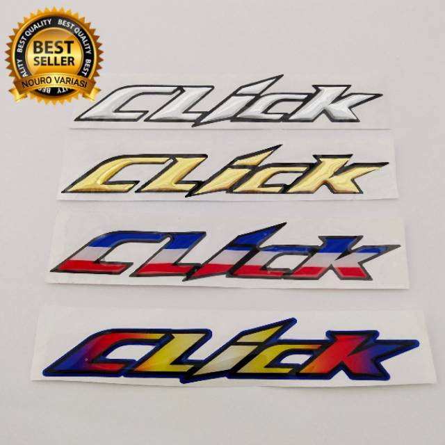 โลโก้สัญลักษณ์ honda click gold crome twotone thailand thailook ...