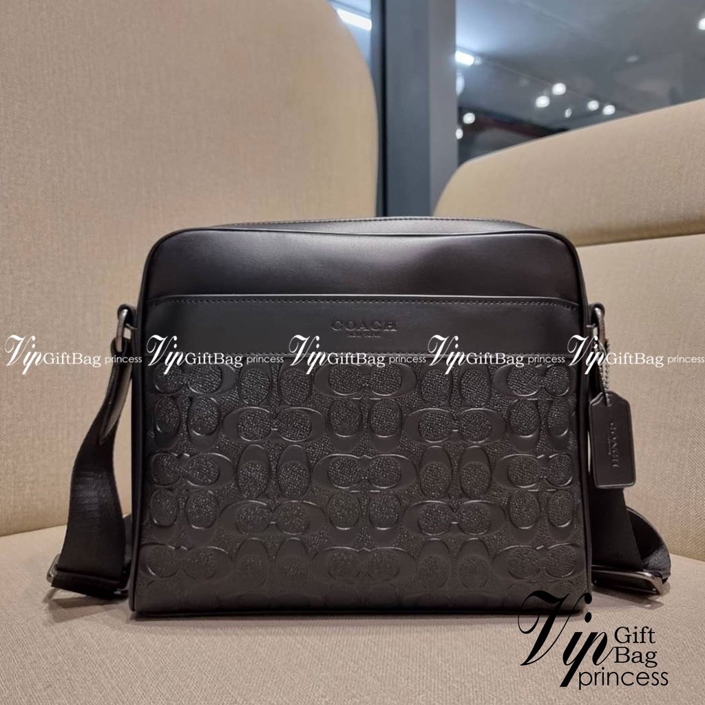 COACH F28455 CHARLES CAMERA BAG IN SIGNATURE LEATHER รุ่นสุดฮิตที่หนุ่ม ...
