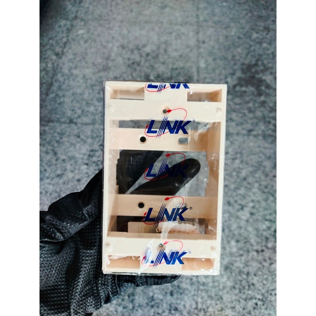 " ราคาพิเศษ " LINK PLASTIC WALL BOX 2x4 ลึก 38mm. (Ivory) (US-2015 ...