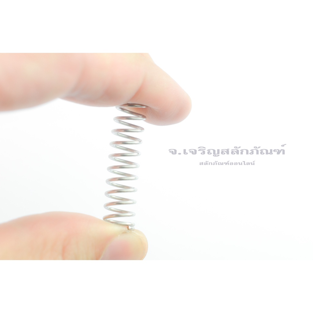 สปริงดันสแตนเลสขนาดรูใน 6 7 8 9 mm ความยาว 38-50 mm สปริงสแตนเลส สปริง ...