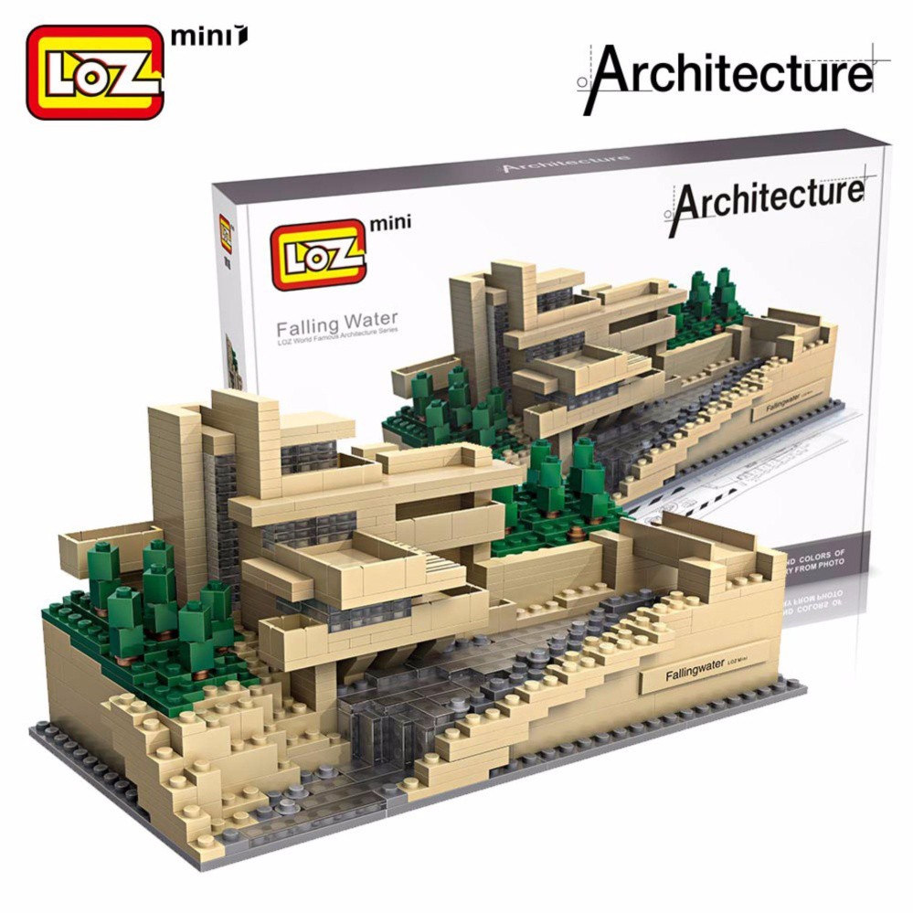 LOZ Falling Water เลโก้จีน บล๊อก ตัวต่อบ้านน้ำตก | Shopee Thailand