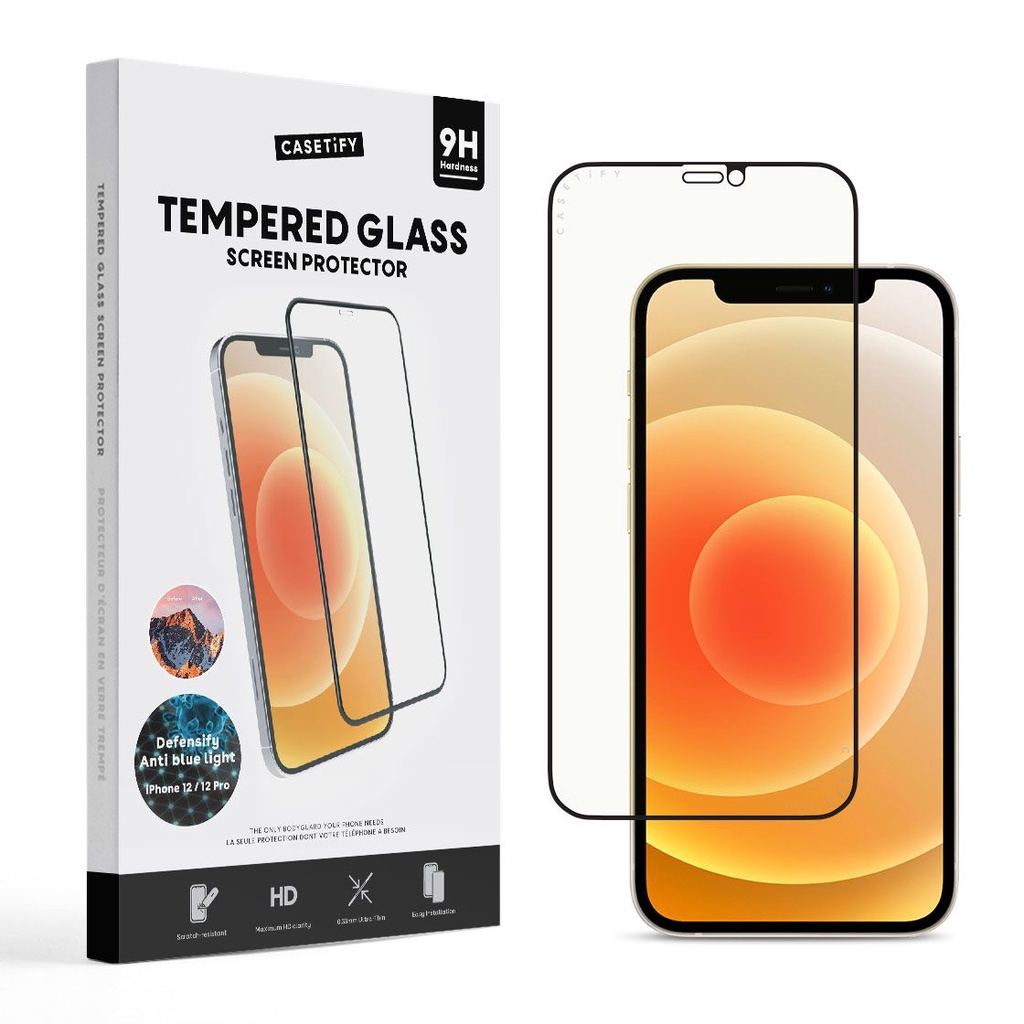 ฟิล์มกระจก Anti Blue Light Tempered Glass Screen Protector with Anti ...