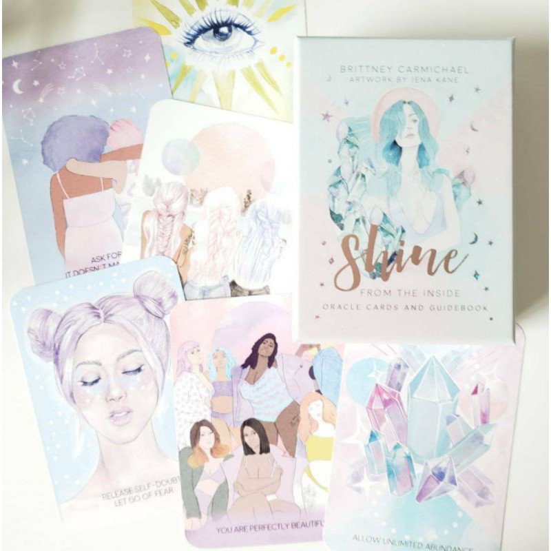 ไพ่ออราเคิลสีพาสเทล Shine From the Inside Oracle ไพ่ออราเคิลแท้ ไพ่ ...