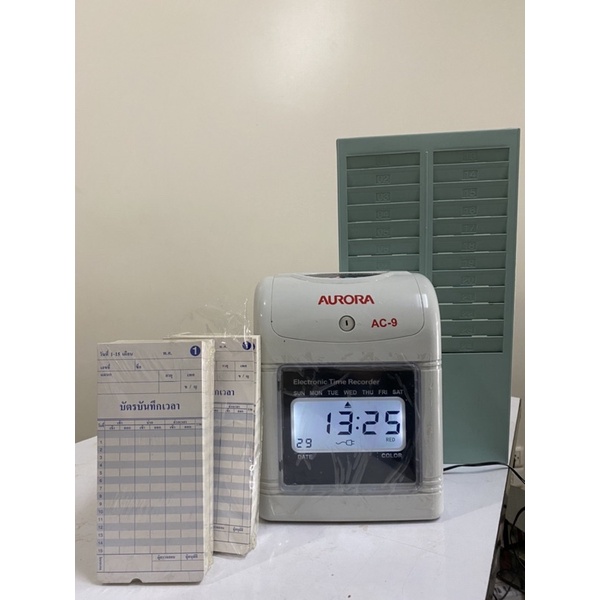 Aurora เครื่องบันทึกเวลา Electronic Time Recorder (เครื่องตอกบัตร ...