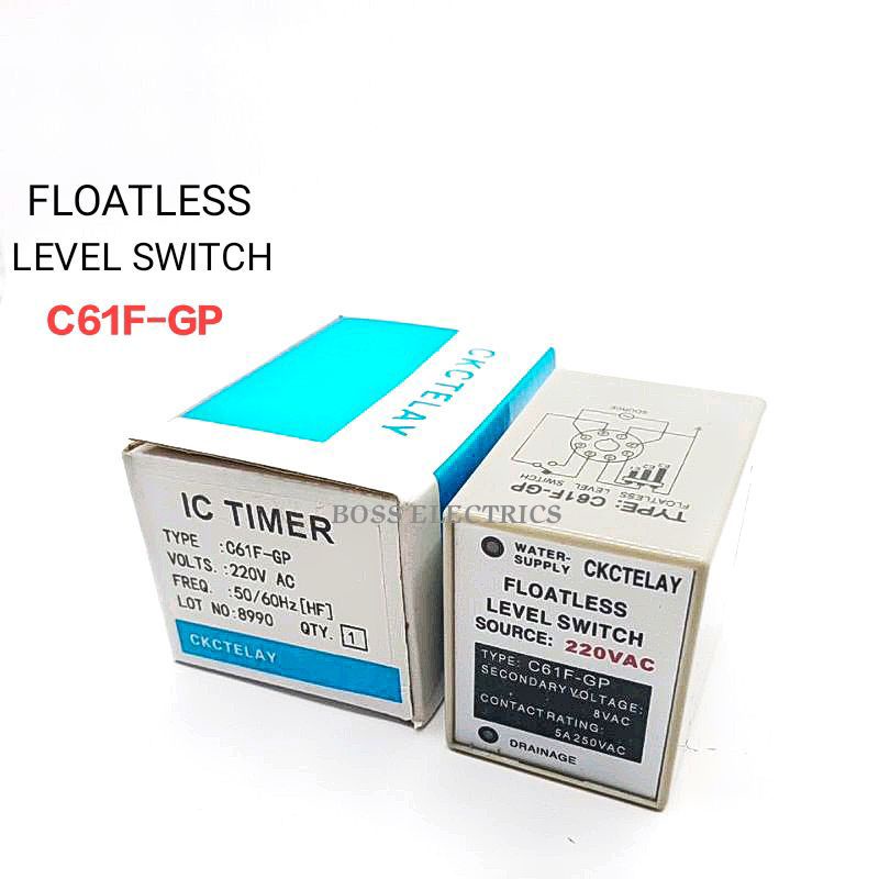 C61F-GP 5A 220VAC FLOATLESS LEVEL SWITCH อุปกรณ์ควบคุมระดับของเหลวพร้อม ...