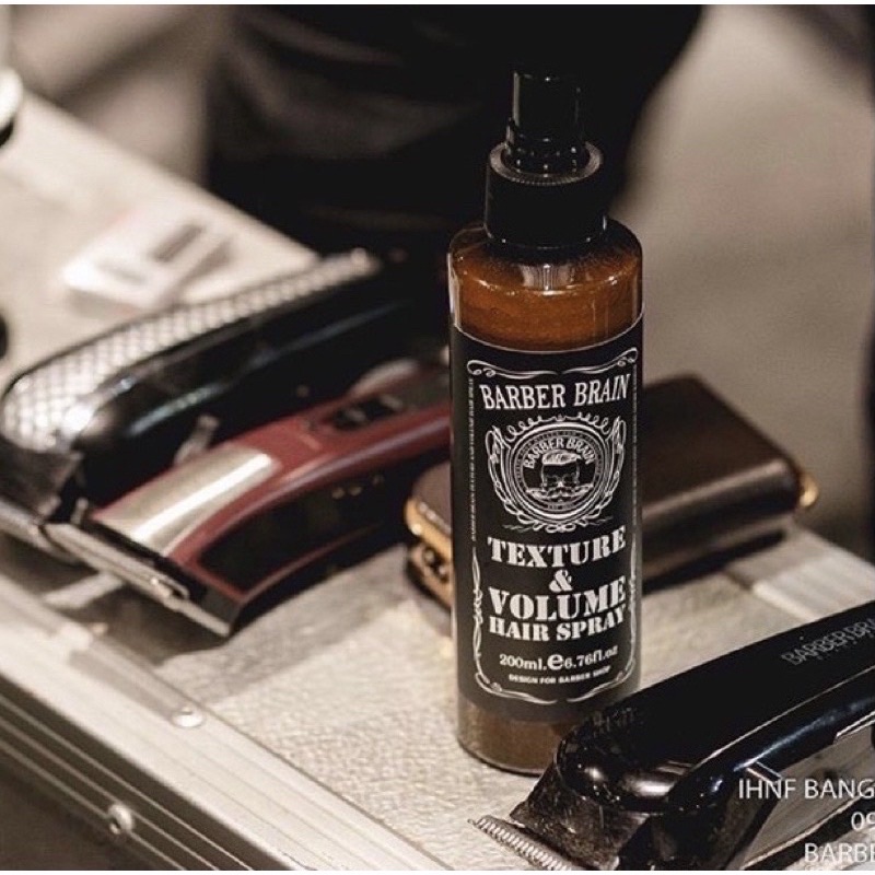 ของแท้💯Barber brain Texture&volume hair spray สเปรย์แต่งทรงแบบธรรมชาติ ...
