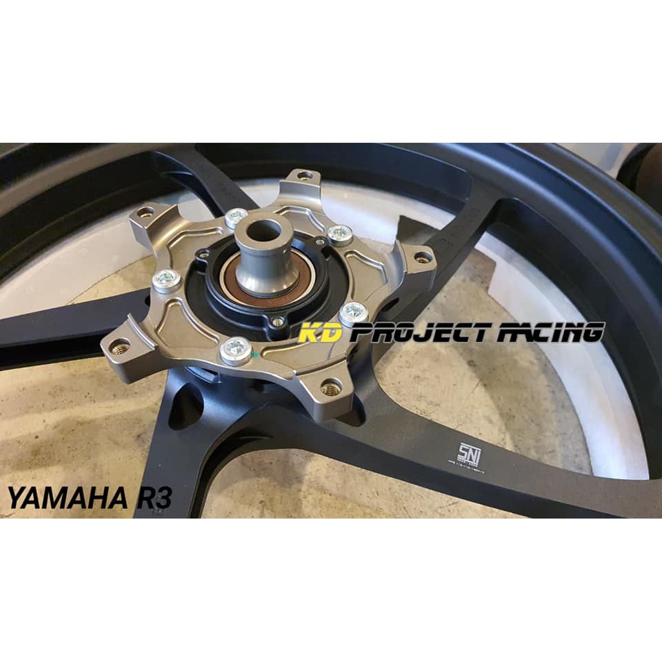 ล้อ RCB Forged Rim หน้า 2.75 หลัง 4.00 ขอบ 17 นิ้ว สำหรับ YAMAHA R3 ตรง ...