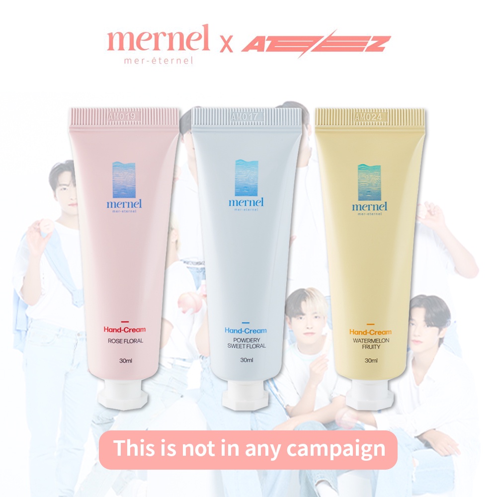 Ateez x mernel HAND CREAM/ROSE FLORAL | POWDERY SWEET FLORAL ...