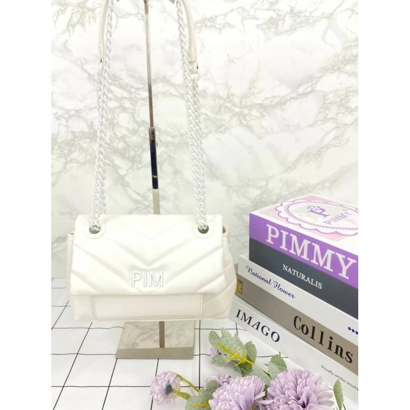 กระเป๋า pimmy แท้ 100% กระเป๋าสวยๆ กระเป๋าสะพายข้าง | Shopee Thailand