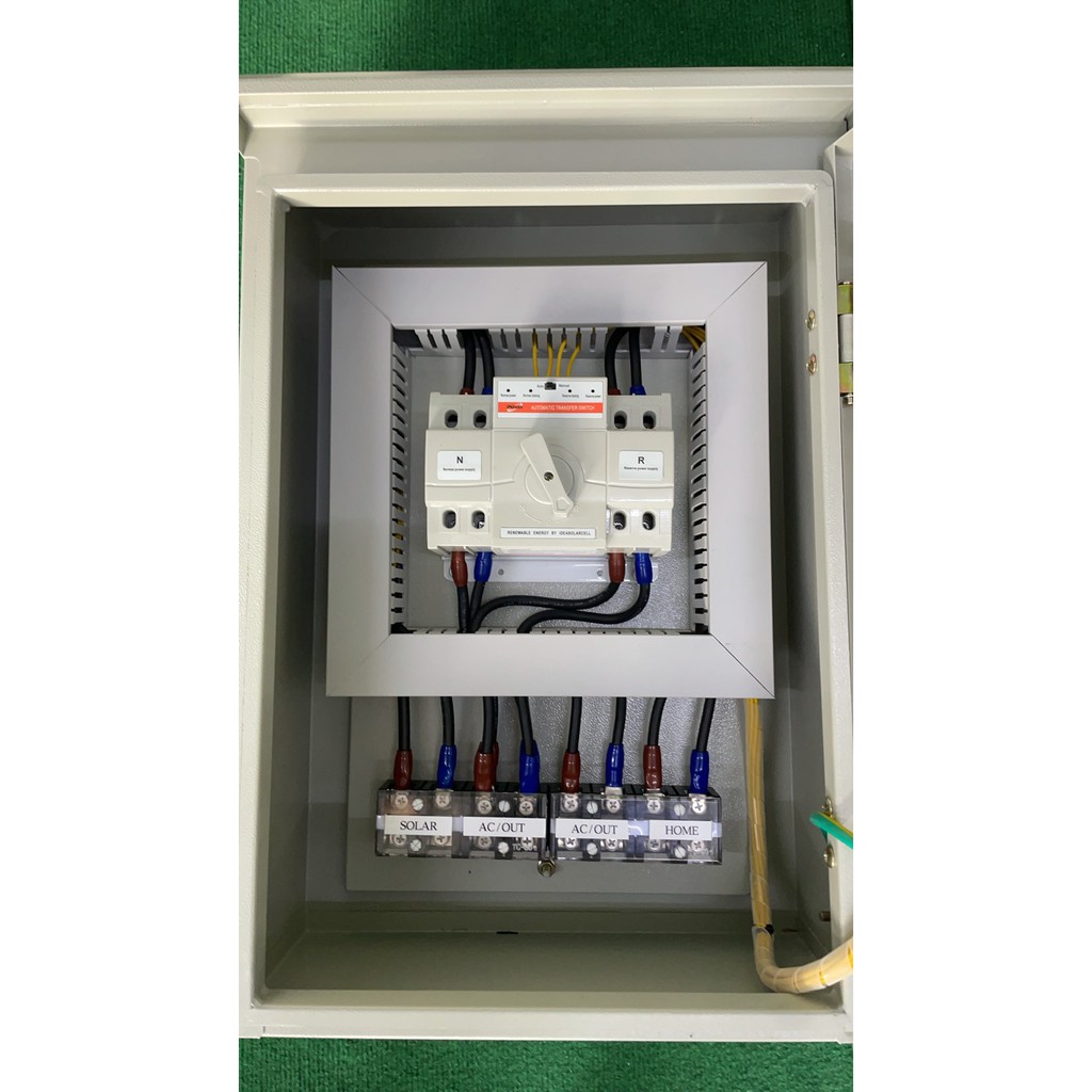 Combiner Box ATS63A (IPS-24)จอดิจิตอล 2จอ แสดงสถานะการใช้งาน | Shopee ...