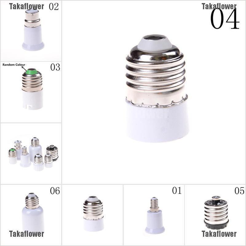♀Takaflower อะแดปเตอร์ขั้ว แปลงหลอดไฟ LED GU10 / E27 / E14 / E40 / B22 | Shopee Thailand