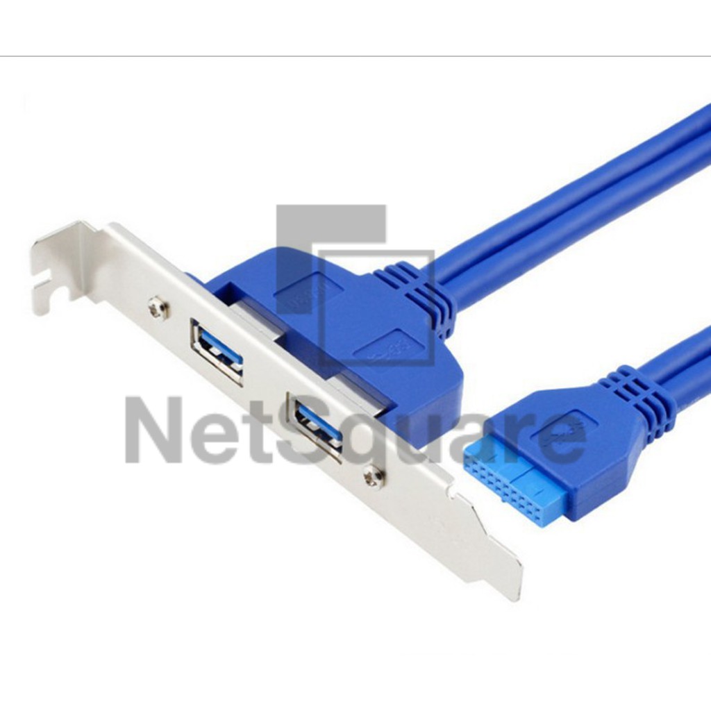 USB 3.0 Back Panel Expansion Rear ที่เพิ่มช่องต่อ 2 Ports 20pin ...