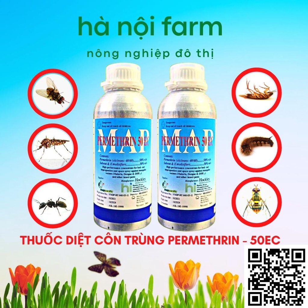Permethrin Insecticide 50EC ขวดอลูมิเนียม 500 มล | Shopee Thailand
